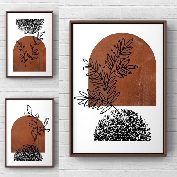 Triad Art & Design | Wall Decor | Set Of Threescandinavian Modernboho ...